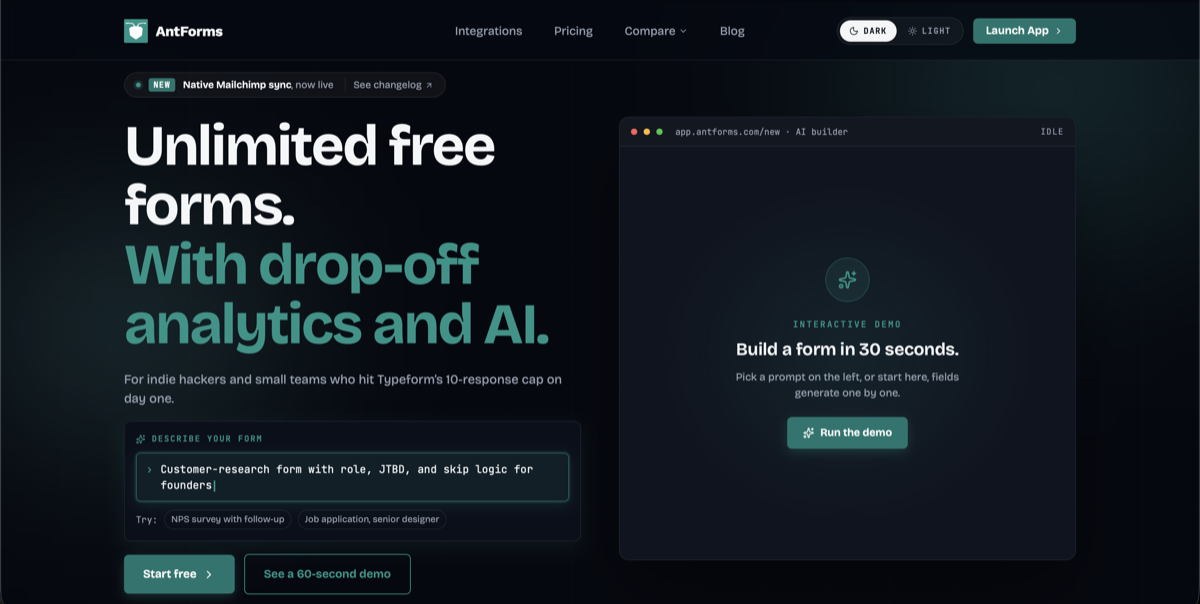 Security at AntForms - data protection and compliance